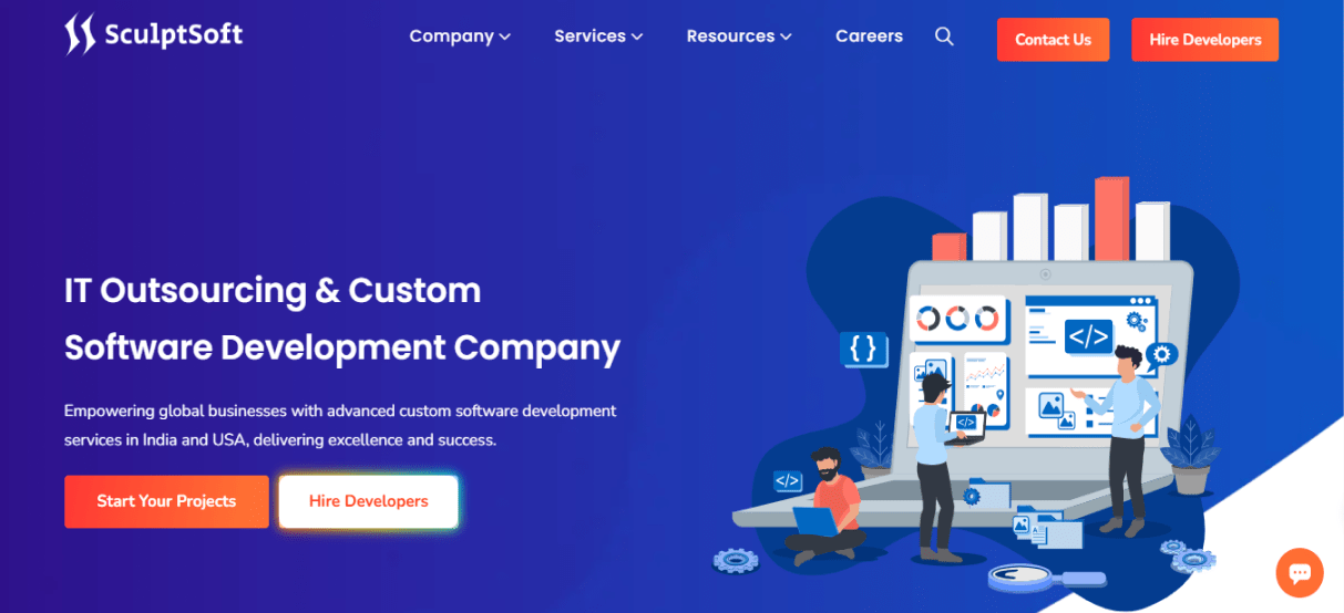 Custom Software Development Company In India & USA | SculptSoft